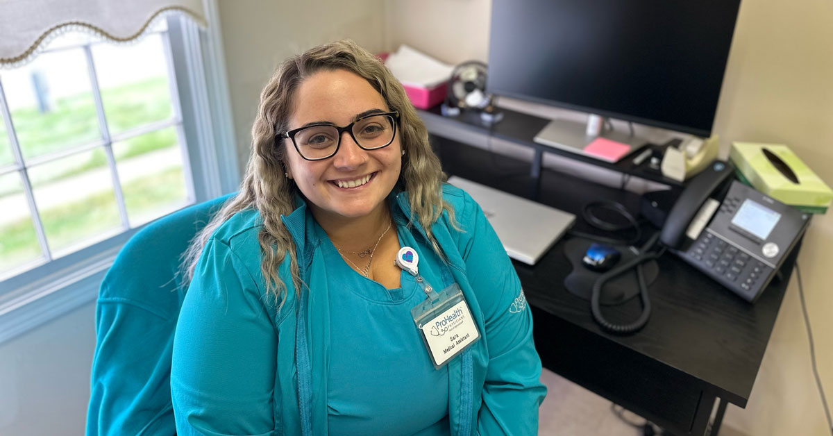 Recognizing ProHealth Physicians' Sara Monteiro, MA | ProHealth Physicians